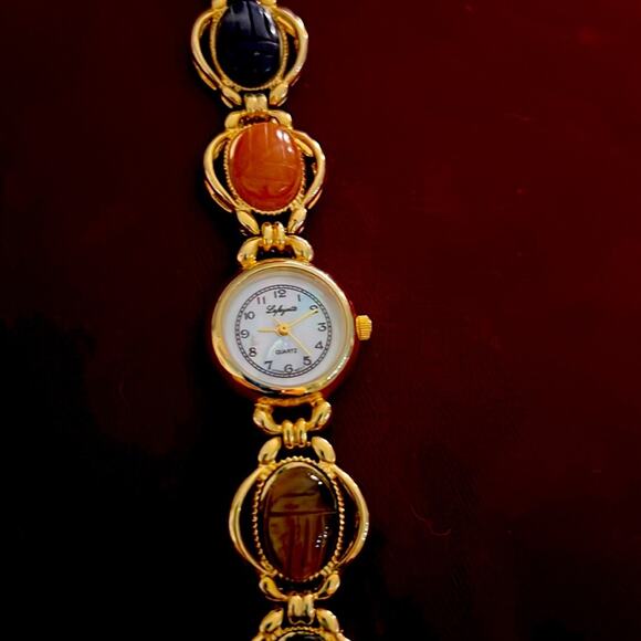 Lafayette 148 New York | Accessories | Vtg Lafayette Scarab Watch Women ...